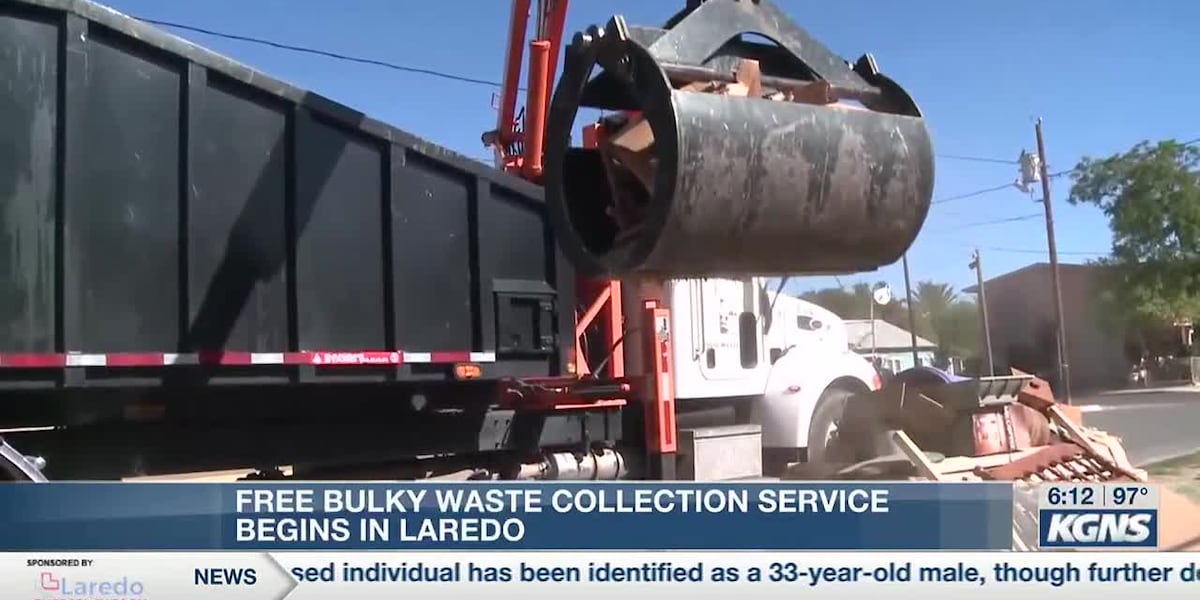 Laredo simplifies decluttering with free bulky waste collection service Laredo simplifies decluttering with free bulky waste collection service