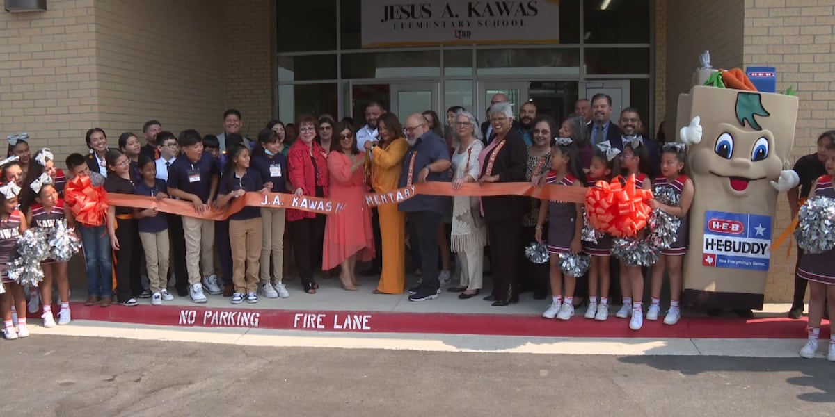 Laredo ISD holds ribbon cutting ceremony for Kawas Elementary School campus Laredo ISD holds ribbon cutting ceremony for Kawas Elementary School campus