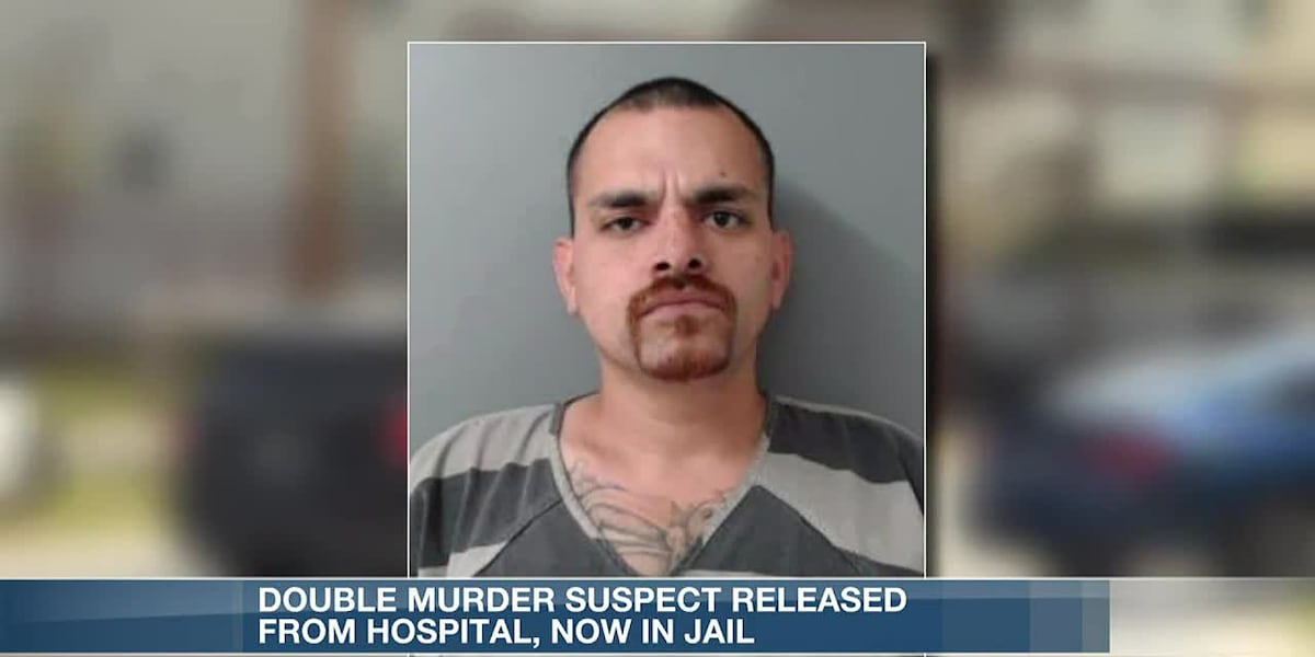 Double Murder Suspect Released From Hospital Now In Jail